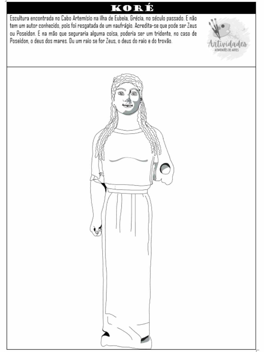 Arte Grega - Artividades - Atividades de Artes